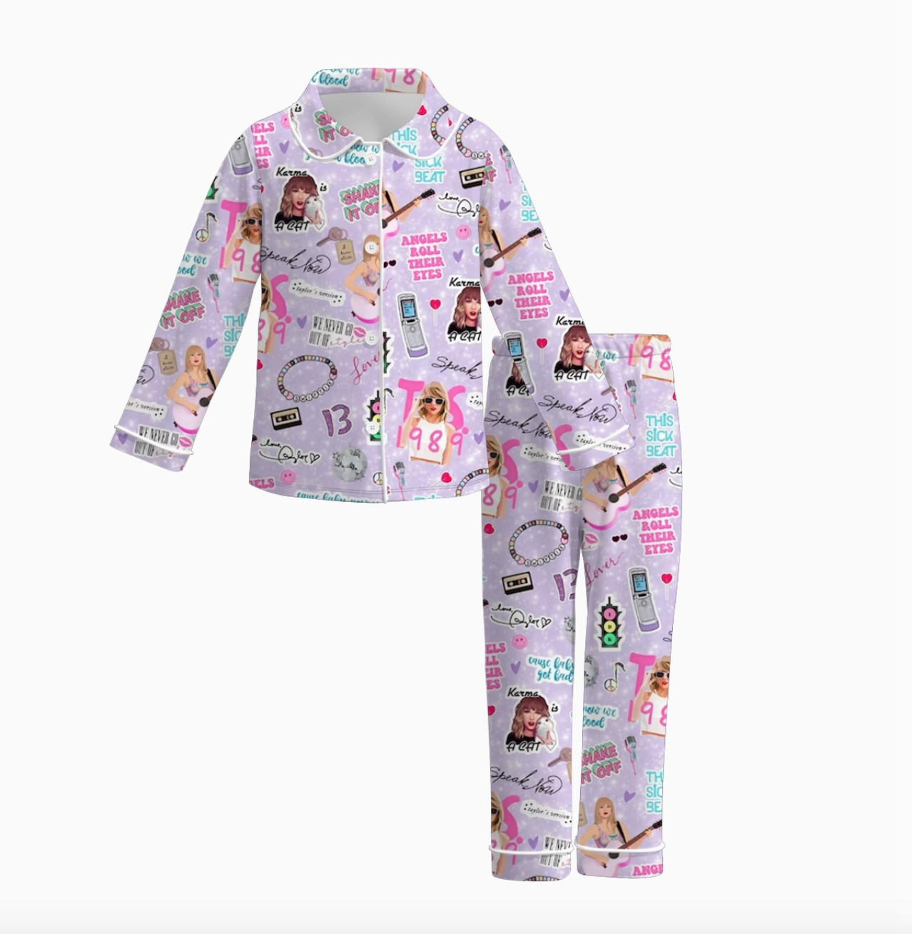 Little Trendy Kids Taylor Swift Pajama Set | Laurel & Jack